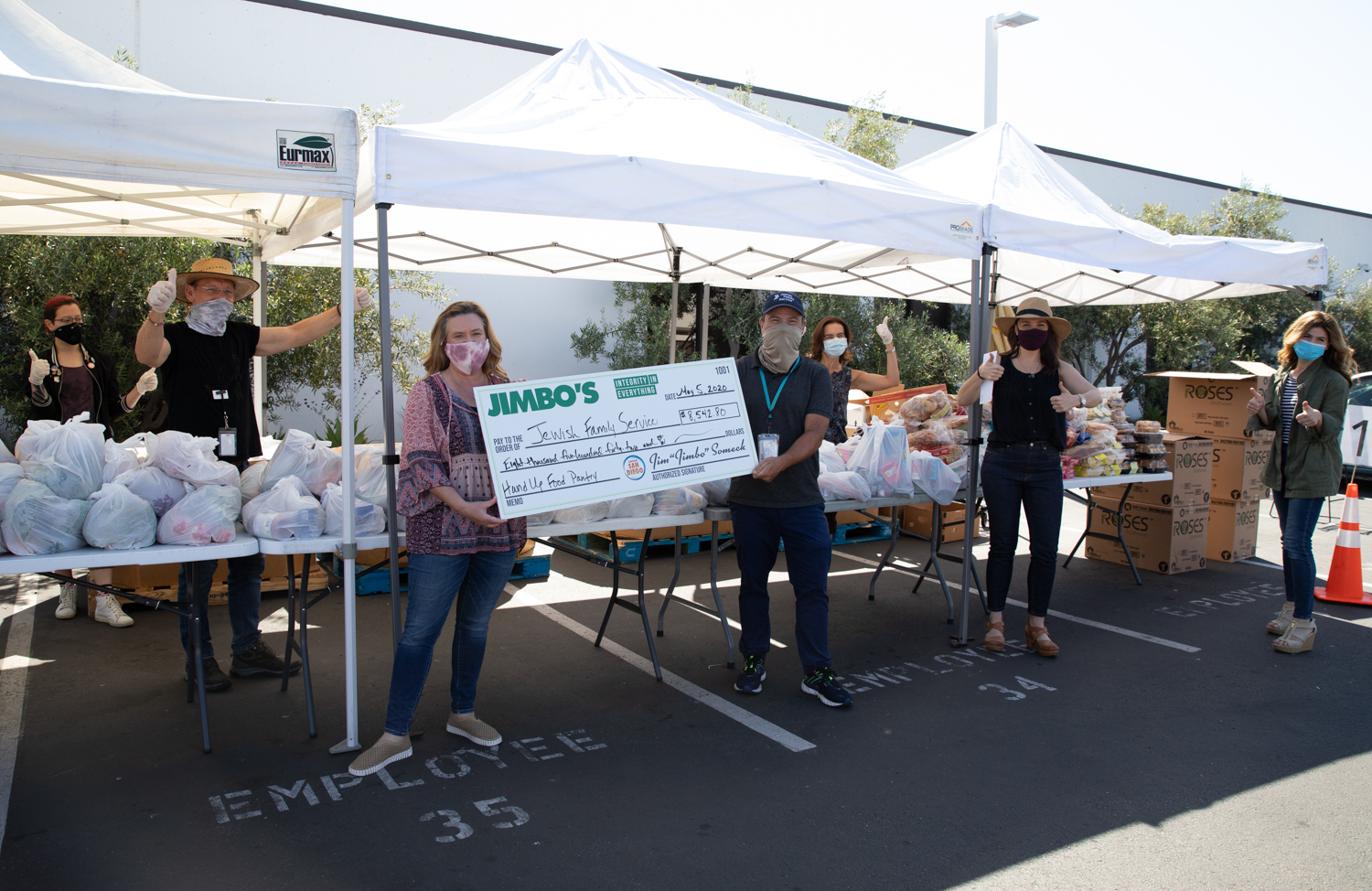 Jimbo’s Supports Jewish Family Service’s Hand Up Food Pantry with a ...