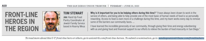 Front-line Heroes in the Region - JFSSD