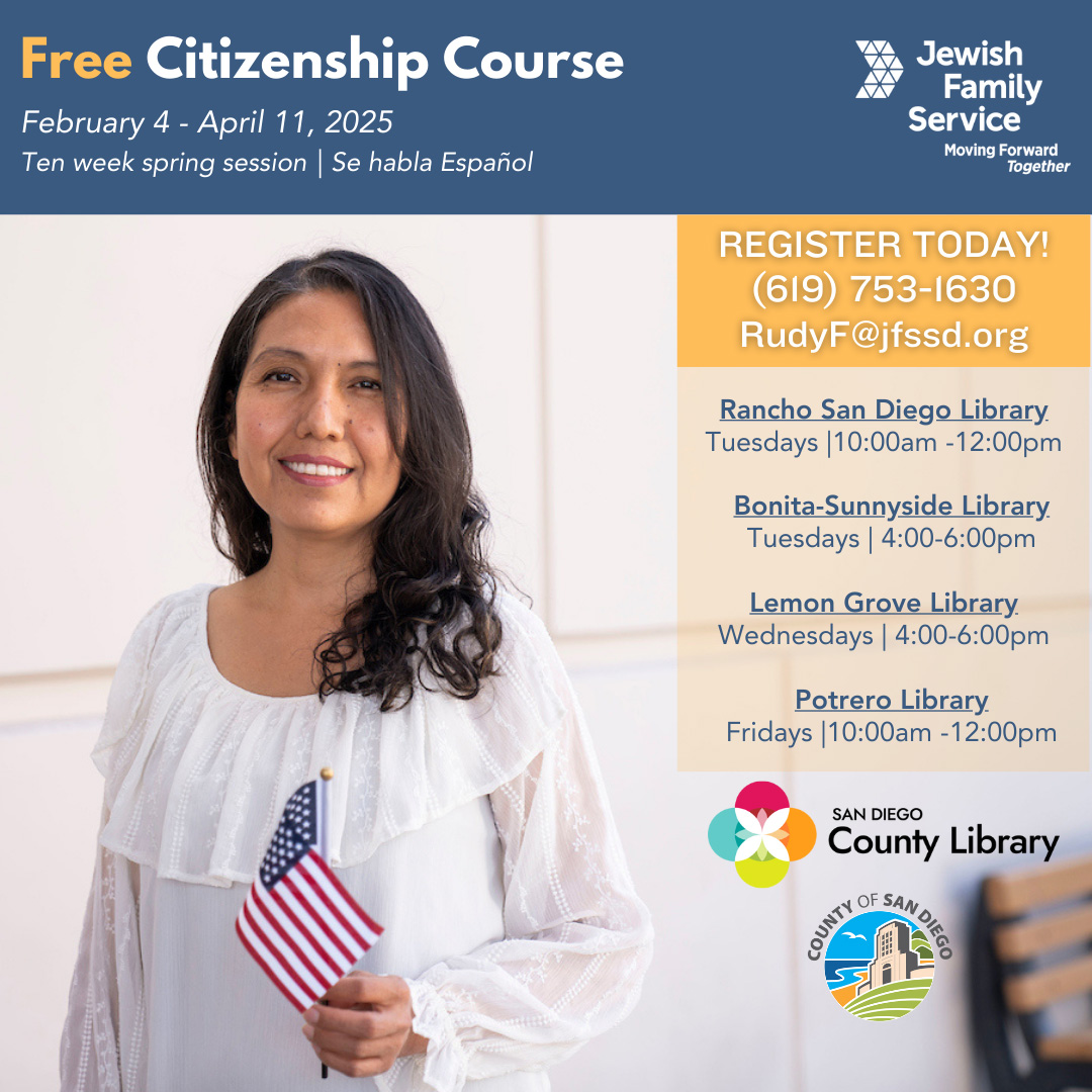 Free Citizenship Course (Potrero) - JFSSD